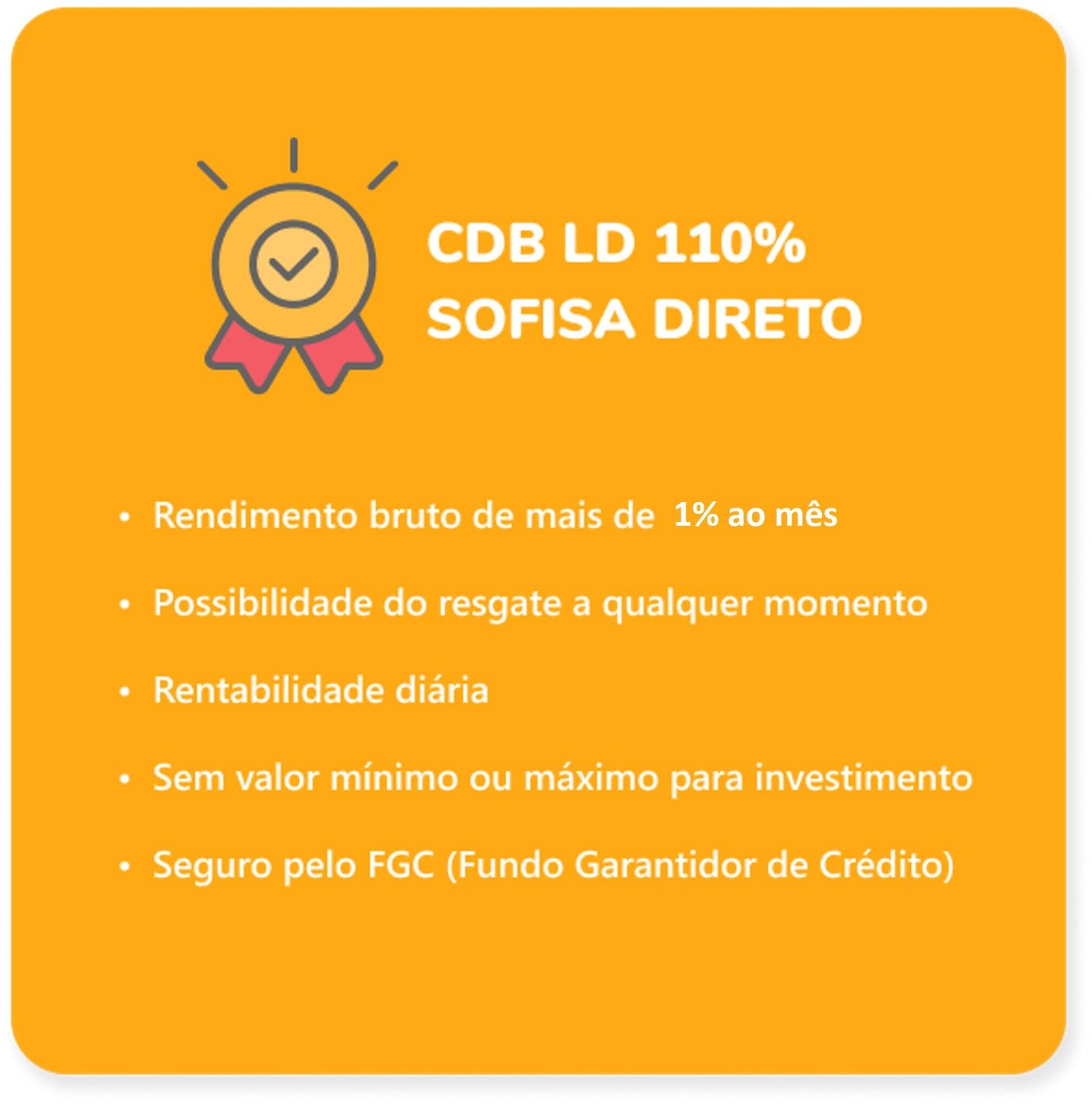 Sofisa - CDB Liquidez diária